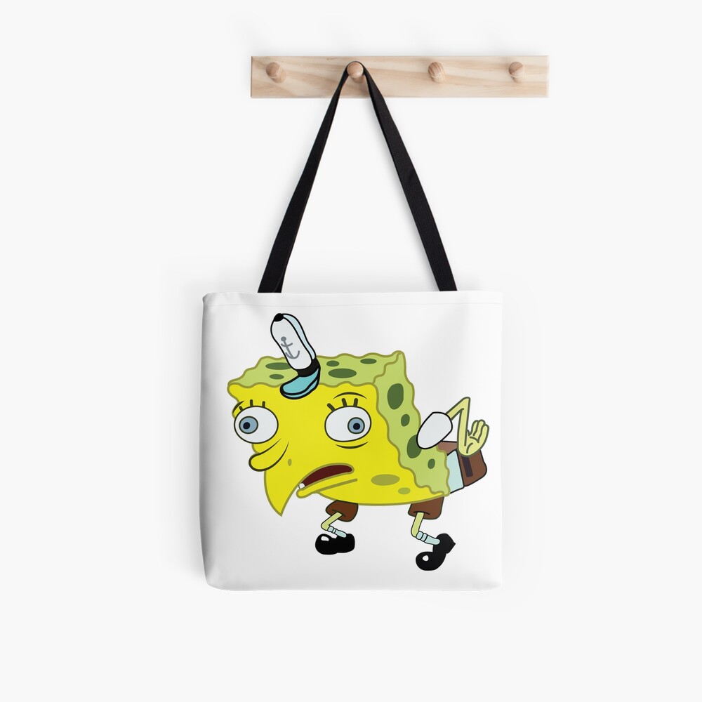 "High Quality Spongebob Meme" Tote Bag by lukepaccione | Redbubble