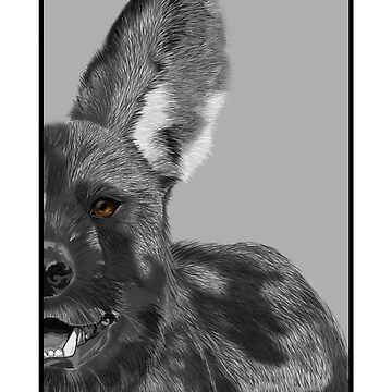 "Lycaon pictus" Sticker for Sale by Kate Thompson | Redbubble