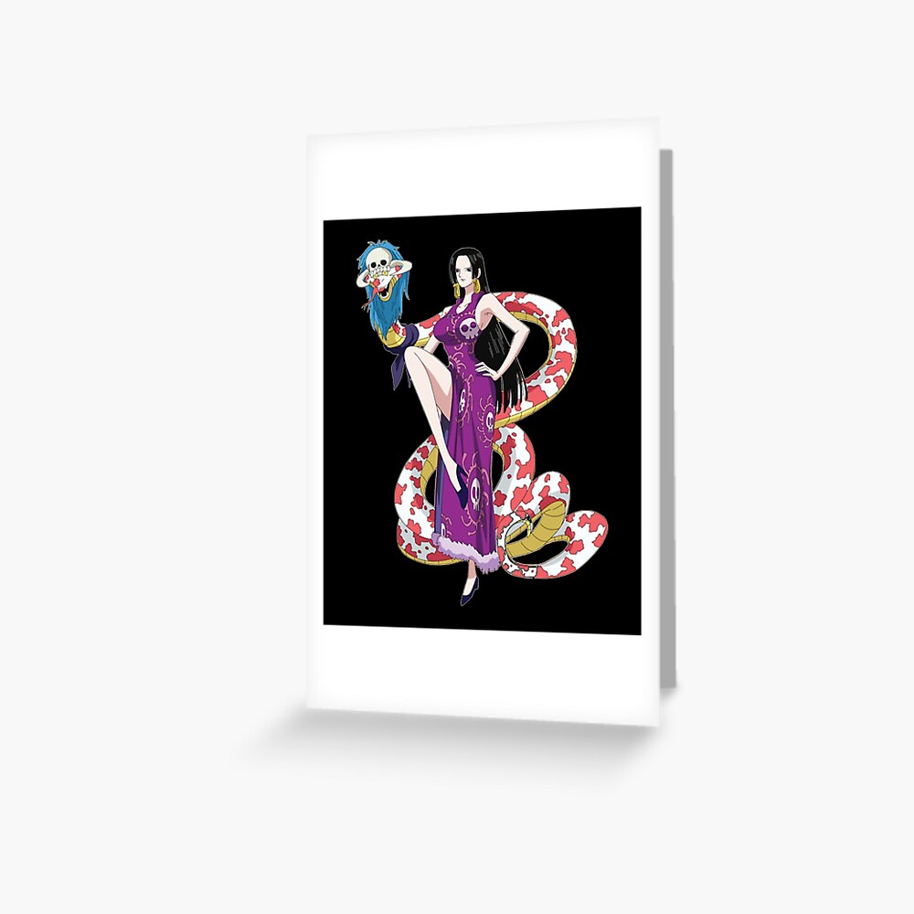 Boa Hancock One Piece Greeting Card By Elyonkoo Redbubble