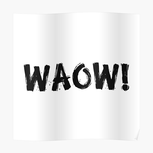 "WAOW! - Dota 2 (Black)" Poster by enduratrum | Redbubble