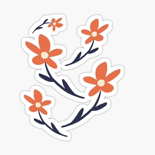 "Crazy Daisy" Sticker for Sale by HouseOn17 | Redbubble