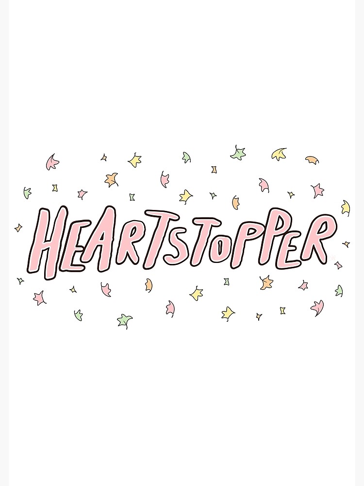 Póster «Heartstopper Logo Hojas» de ValCassy | Redbubble