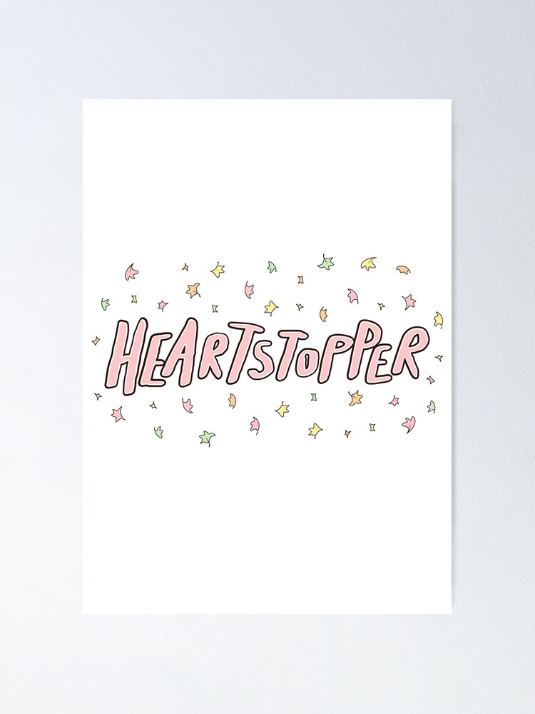 Póster «Heartstopper Logo Hojas» de ValCassy | Redbubble