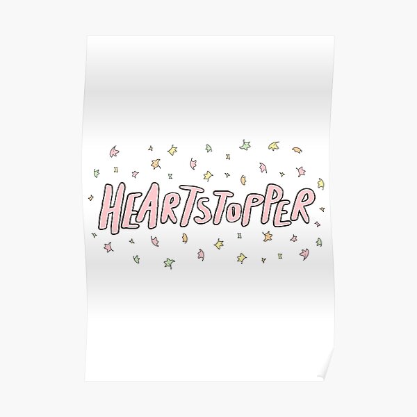 Póster «Heartstopper Logo Hojas» de ValCassy | Redbubble