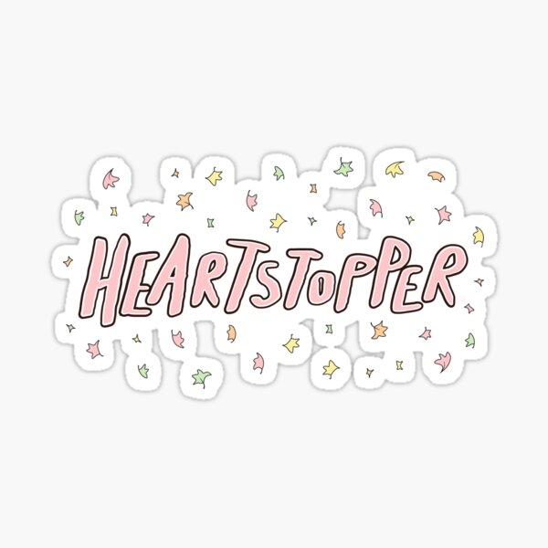 Pegatina «Heartstopper Logo Hojas» de ValCassy | Redbubble