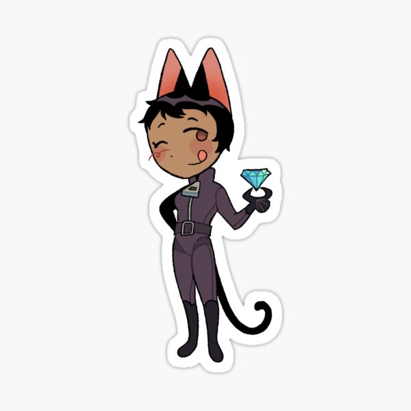 "Catwoman" Sticker for Sale by dennisty | Redbubble