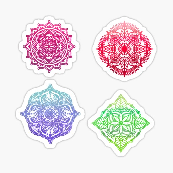 "Mandala Sticker Pack" Sticker for Sale by cew612 | Redbubble