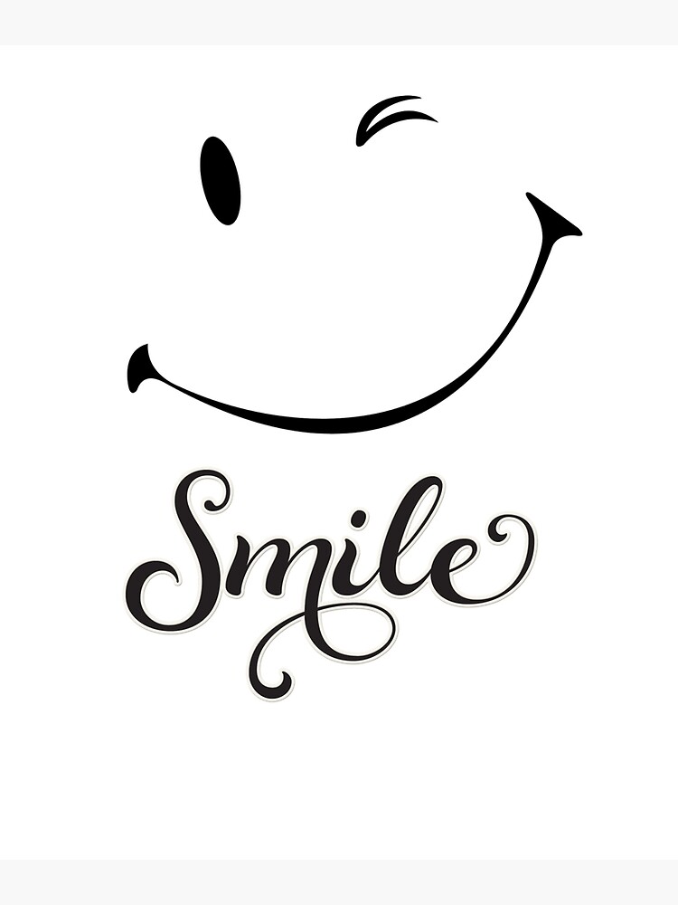 "Smile-smile forever-big smile" Poster for Sale by mano2022 | Redbubble