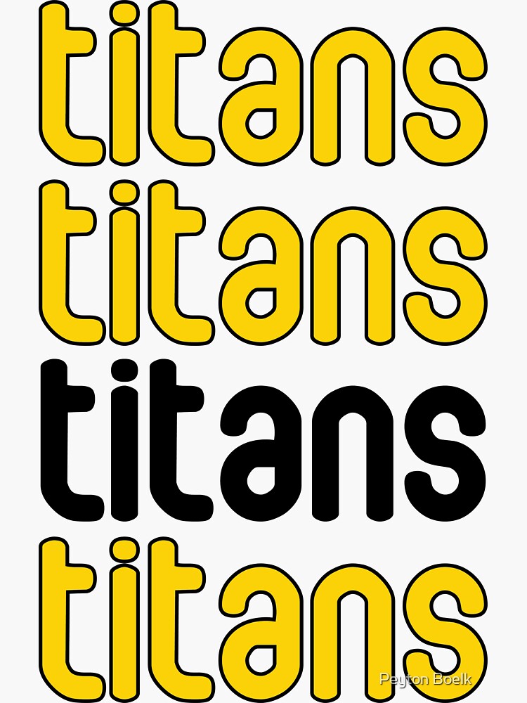 "UW-Oshkosh Titans" Sticker for Sale by pjboelk | Redbubble