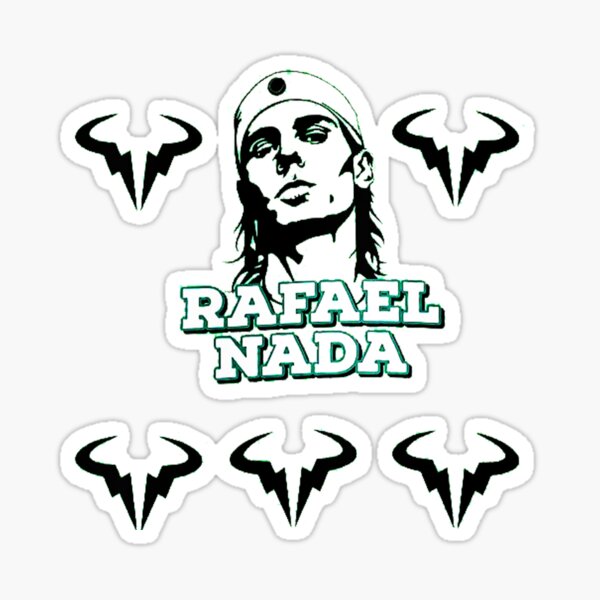 "RAFAEL NADAL art" Sticker for Sale by oodomcc | Redbubble