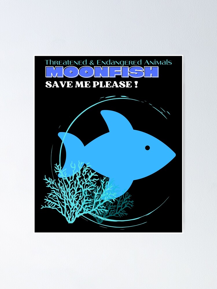 " Moonfish" Poster for Sale by yassooarts | Redbubble
