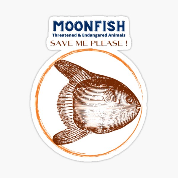 "Moonfish" Sticker for Sale by yassooarts | Redbubble