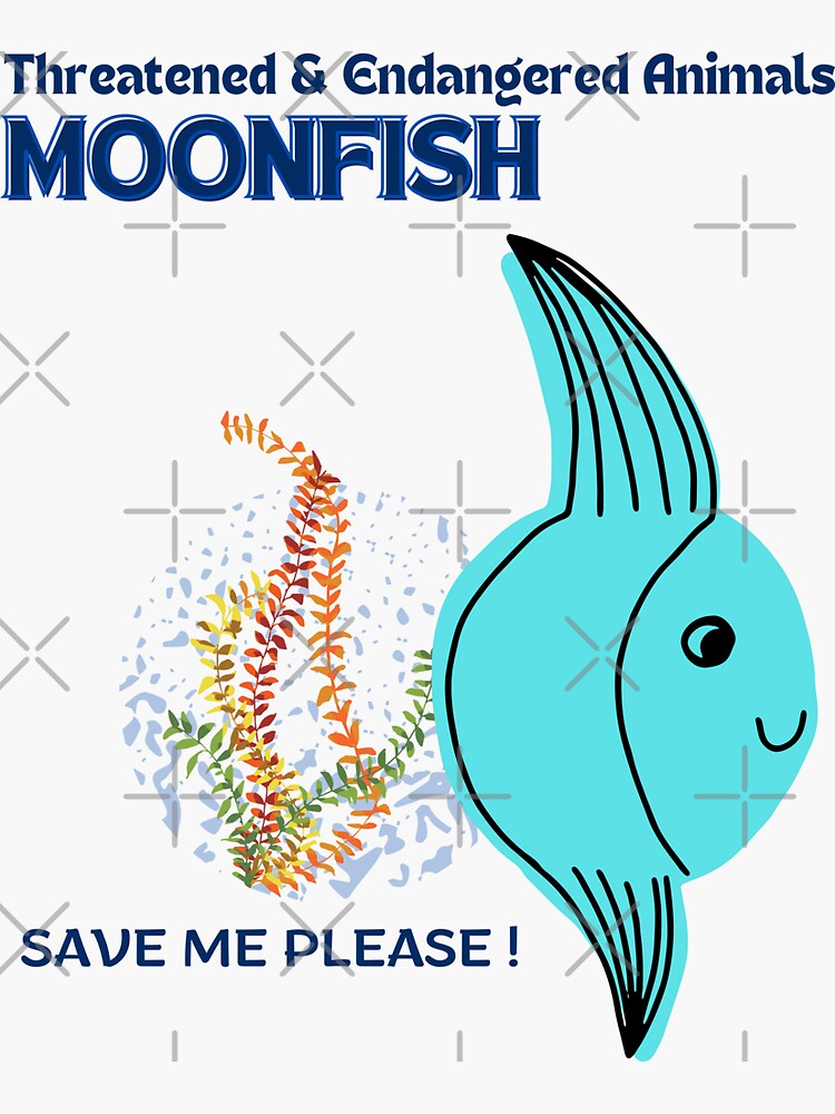 " Moonfish" Sticker for Sale by yassooarts | Redbubble