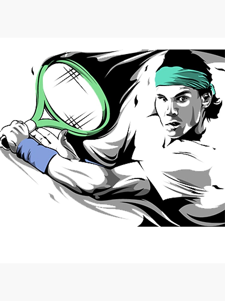 "RAFAEL NADAL art" Poster for Sale by oodomcc | Redbubble