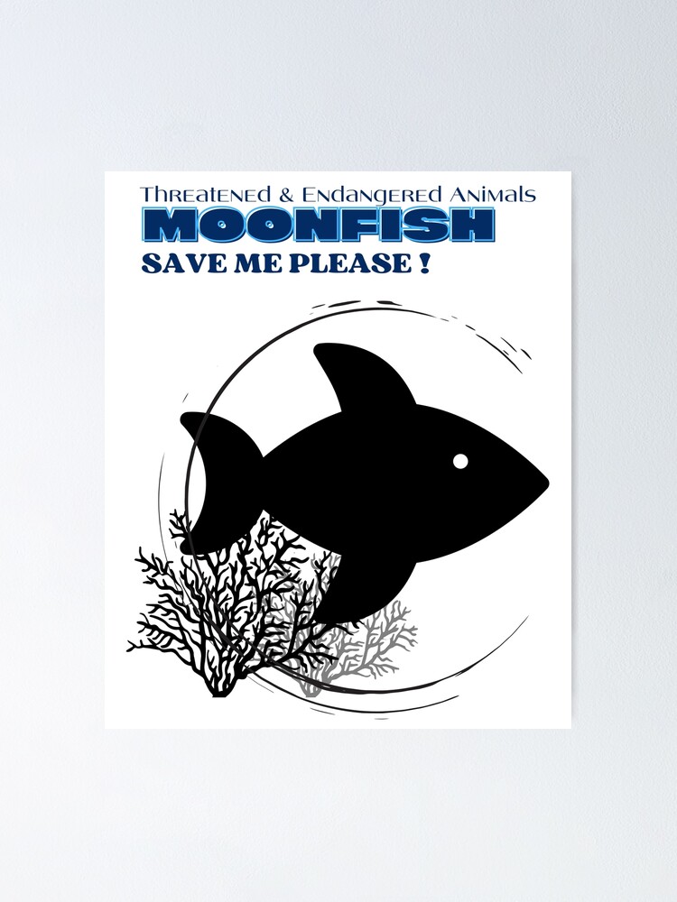 " Moonfish" Poster for Sale by yassooarts | Redbubble