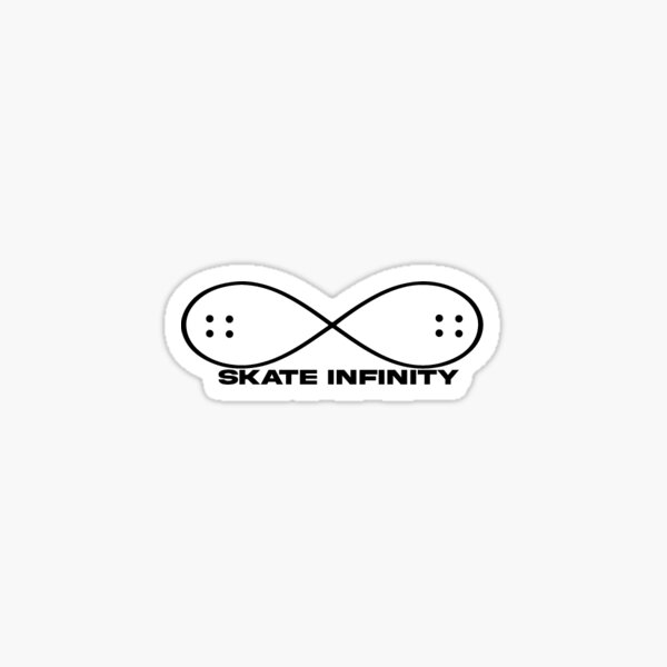 "Skate Infinity Logo" Sticker for Sale by trashvenus | Redbubble