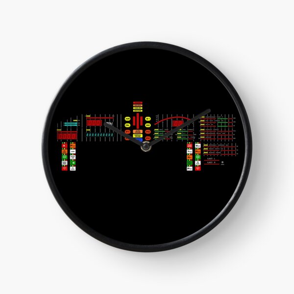 "Knight Rider - KITT Dashboard" Uhr von UnconArt | Redbubble