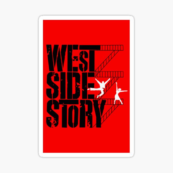 "West Side Story Poster" Sticker for Sale by FlipThePaige | Redbubble