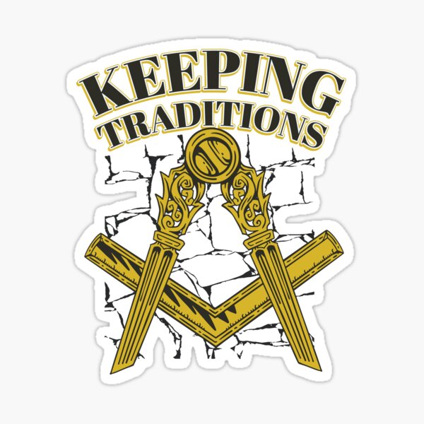 "Keeping Traditions Masonic" Sticker for Sale by theglobaladvent ...