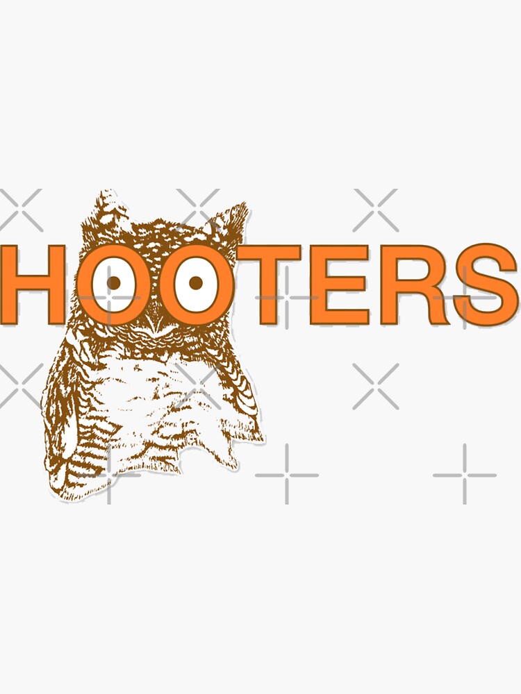 " Hooters" Sticker for Sale by james0brain | Redbubble