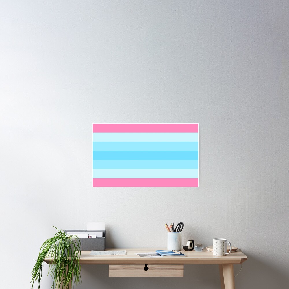 "Transmasc Pride Flag" Poster for Sale by Alexlaurenmlk | Redbubble