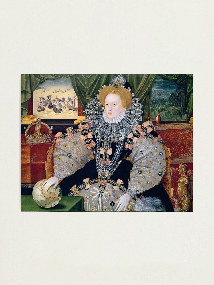 "Queen Elizabeth I - The Armada Portrait" Photographic Print for Sale ...