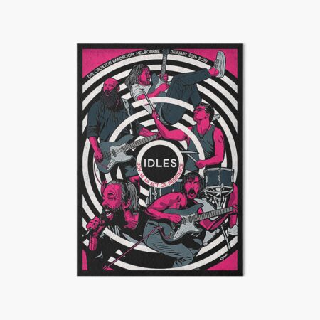 "Idles artwork - logo" Art Board Print for Sale by alubej7 | Redbubble