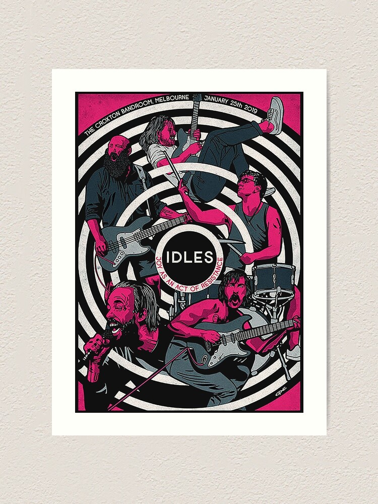"Idles artwork - logo" Art Print for Sale by alubej7 | Redbubble