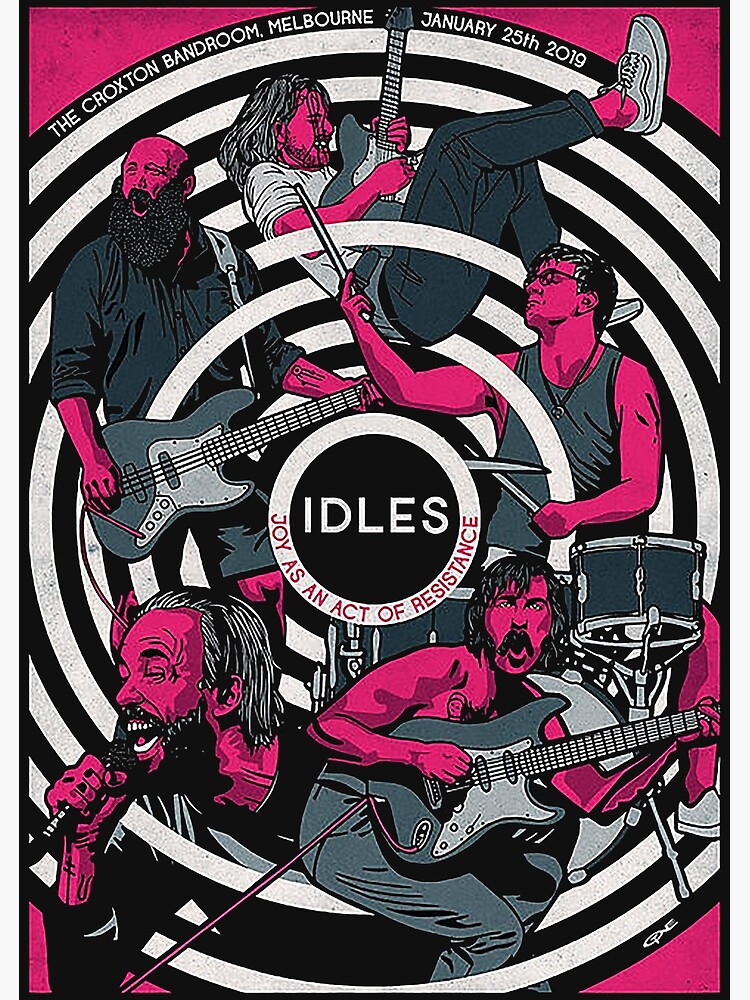 "Idles artwork - logo" Poster for Sale by alubej7 | Redbubble