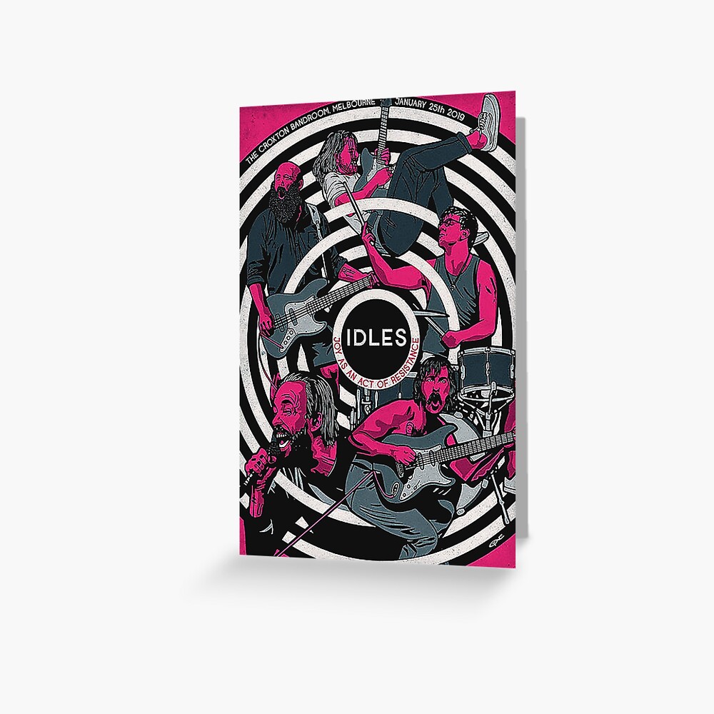 "Idles artwork - logo" Greeting Card by alubej7 | Redbubble