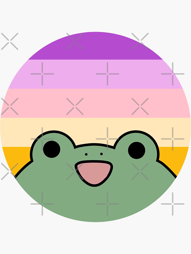 "Trixic/Orbisian Flag | Pride Frog" Sticker for Sale by olivks | Redbubble