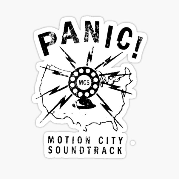 "Panic Official Merchandise" Sticker for Sale by RosalindHage | Redbubble