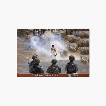 "Chief Keef Arrives In Iran Meme" Art Board Print by thejms | Redbubble