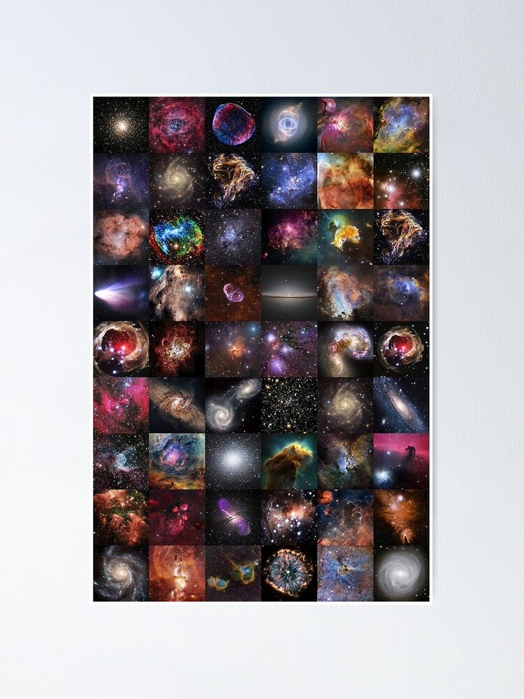 "A Collage of Universe in Space" Poster for Sale by LengitsSmitch ...