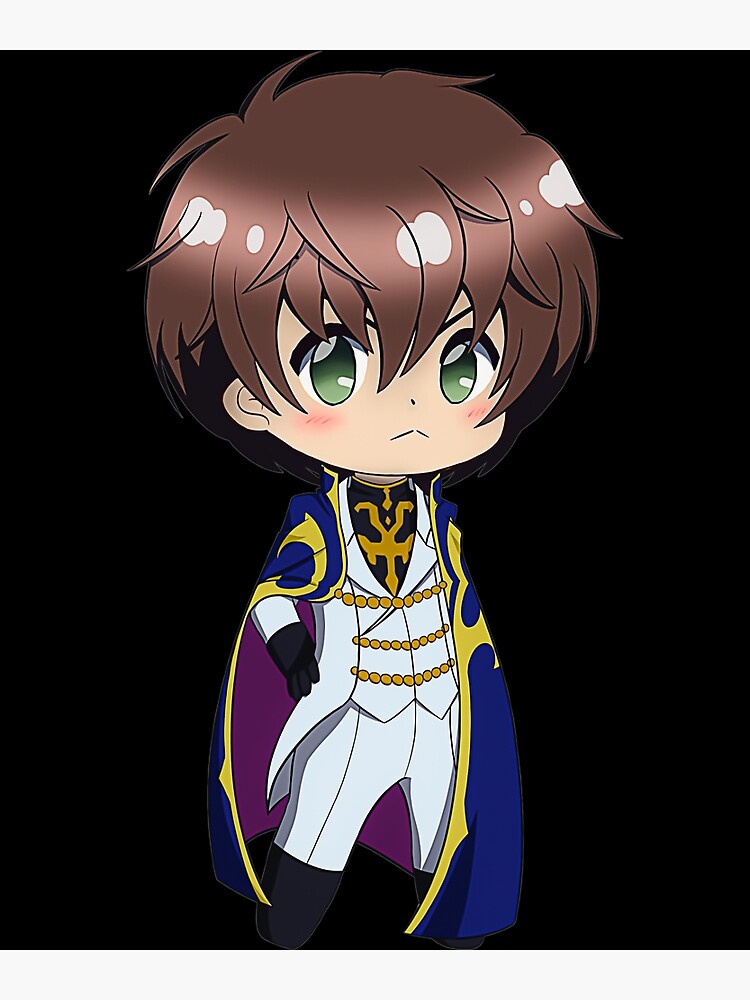 "Code Geass Chibi Suzaku wcape Code Geass Code Geass" Poster for Sale ...