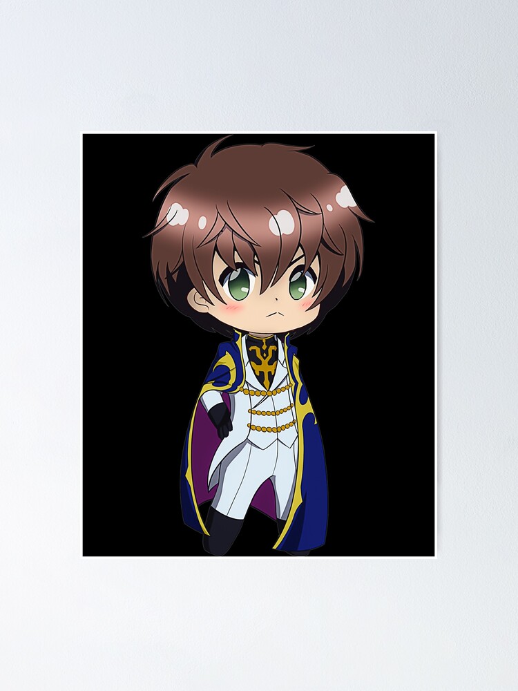 "Code Geass Chibi Suzaku wcape Code Geass Code Geass" Poster for Sale ...