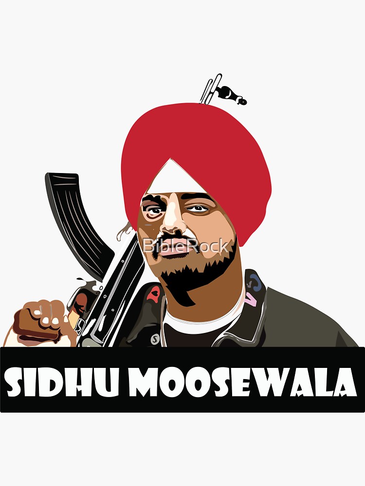 "Rip sidhu moose" Sticker for Sale by BibleRock | Redbubble
