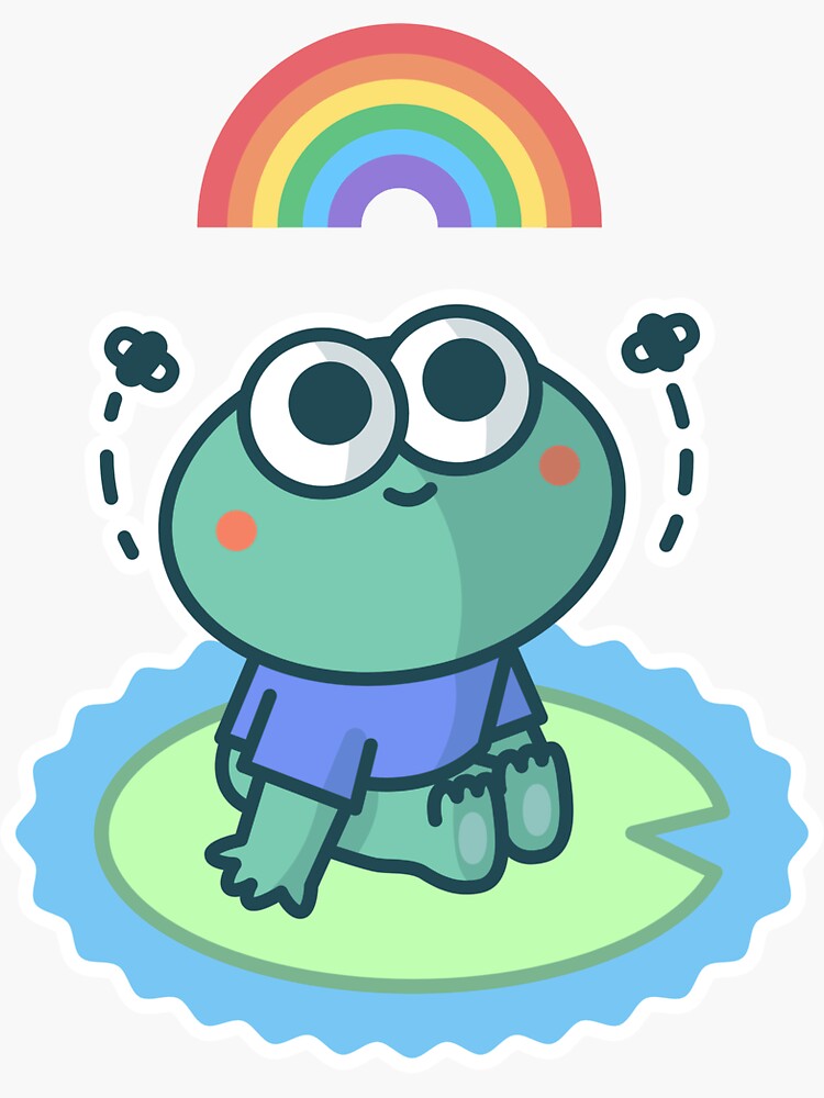 "Proud Frog - LGBTQIA2s+" Sticker for Sale by TheFrogColony | Redbubble