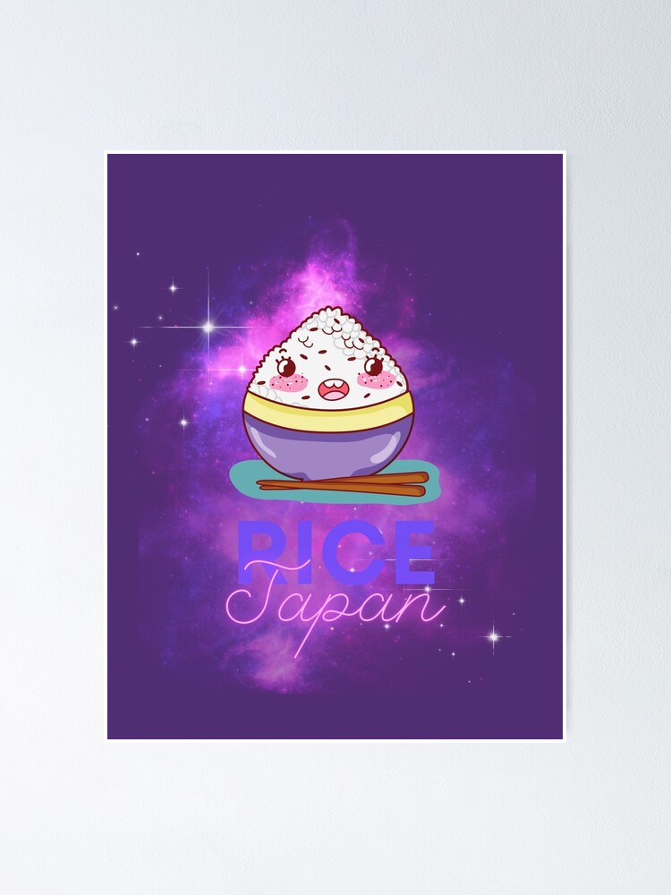 "Lovely Japanese rice" Poster for Sale by Forfun-food1 | Redbubble