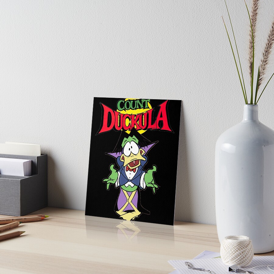 "Count Duckula Count Duckula Count Duckula" Art Board Print by ...