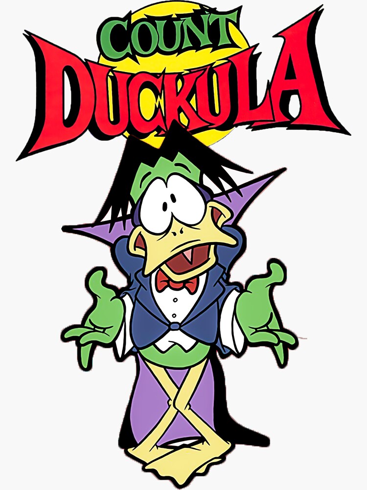 "Count Duckula Count Duckula Count Duckula" Sticker for Sale by ...