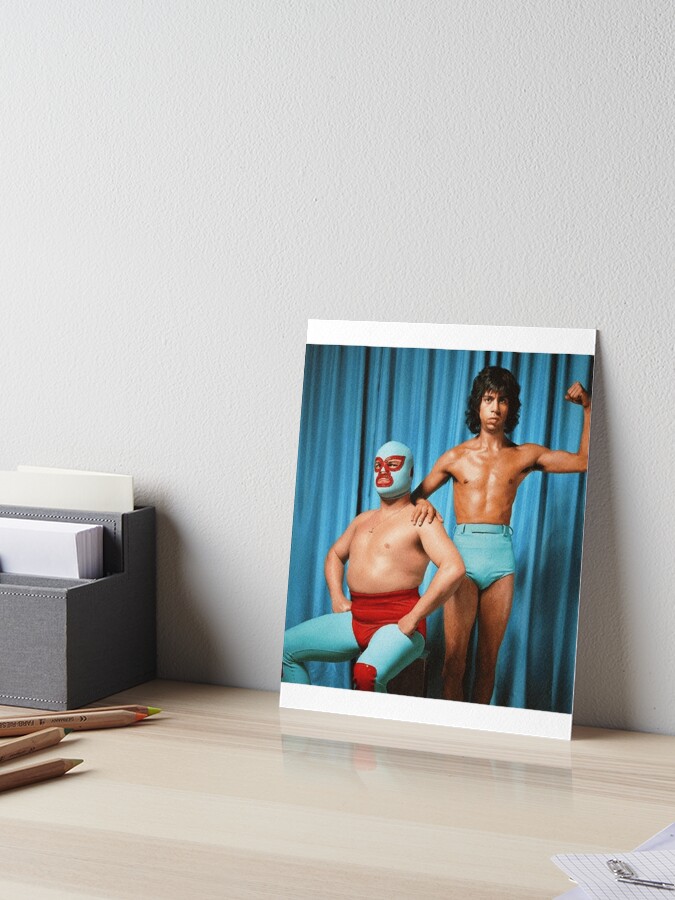 "Nacho Libre Steven Esqueleto Wrestling Tag Team" Art Board Print for Sale by ErinKellll | Redbubble