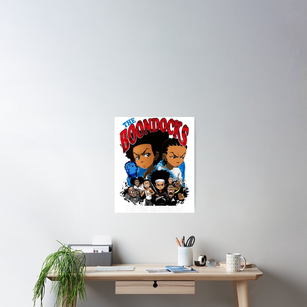 "The Boondocks cartoon" Poster for Sale by thalloathiew | Redbubble