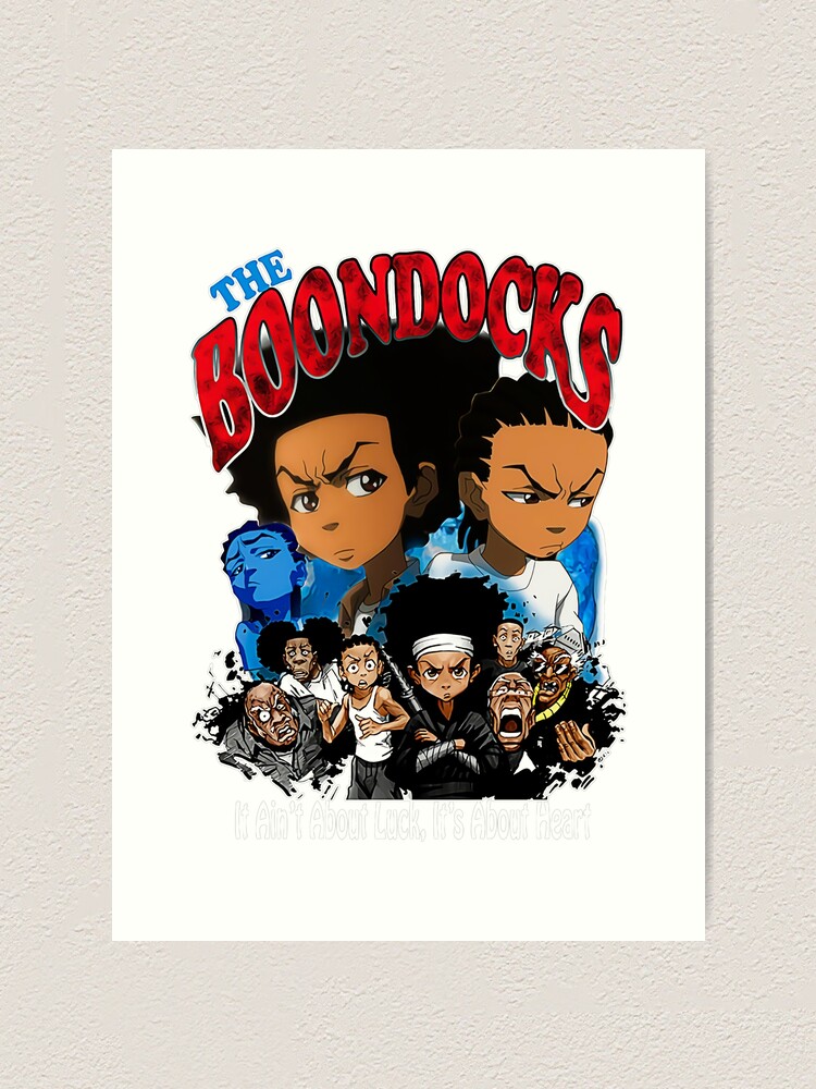 "The Boondocks cartoon" Art Print for Sale by thalloathiew | Redbubble