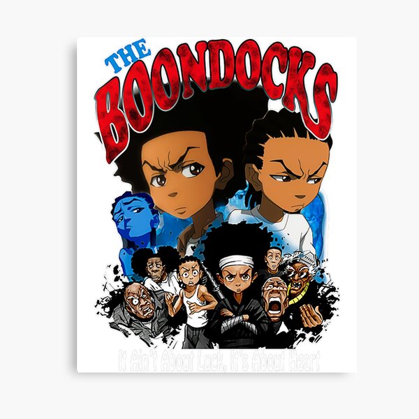 "The Boondocks cartoon" Canvas Print for Sale by thalloathiew | Redbubble