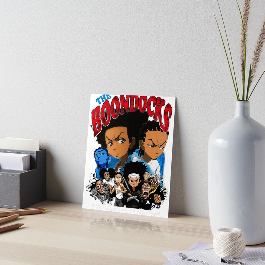 "The Boondocks cartoon" Art Board Print for Sale by thalloathiew ...