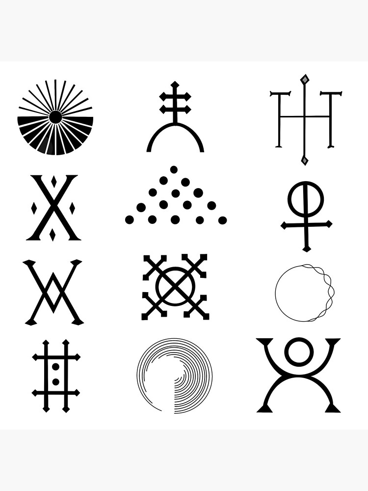 "GVF The Battle at the Garden’s Gate Symbols" Poster for Sale by blithe ...