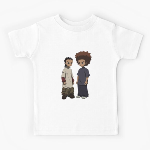 "The Boondocks Huey and Riley Freeman RIP Grandpa Freeman" Kids T-Shirt ...