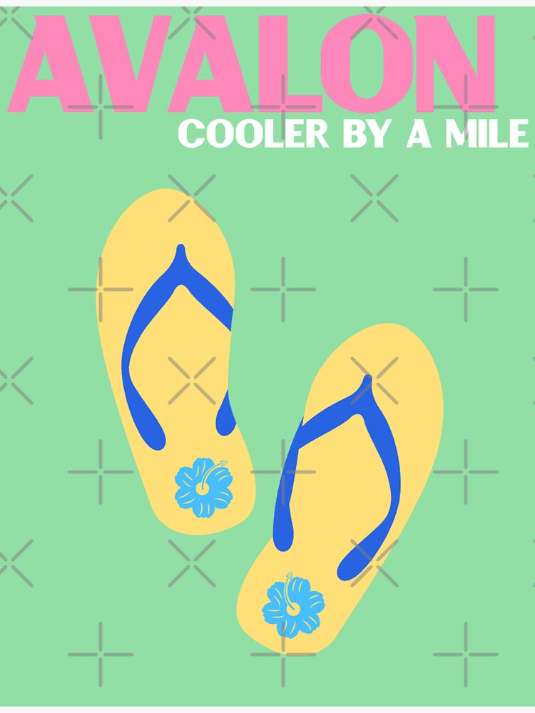 "AVALON" Sticker for Sale by juliasantos5 | Redbubble