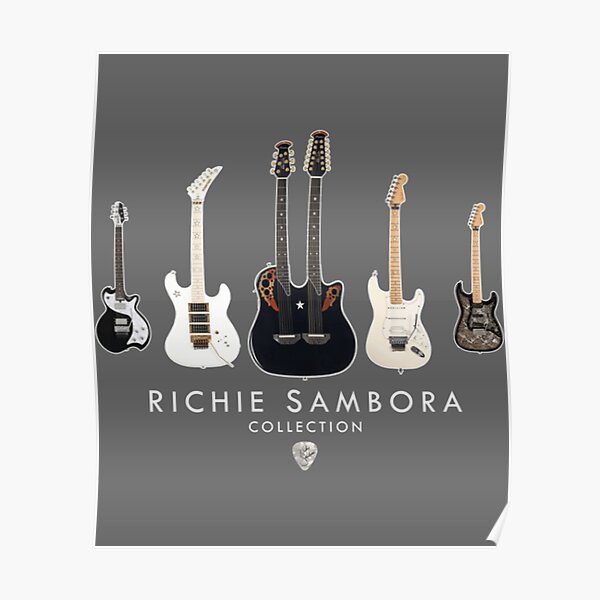 "Richie Sambora Guitar Collection Premium" Poster for Sale by ...